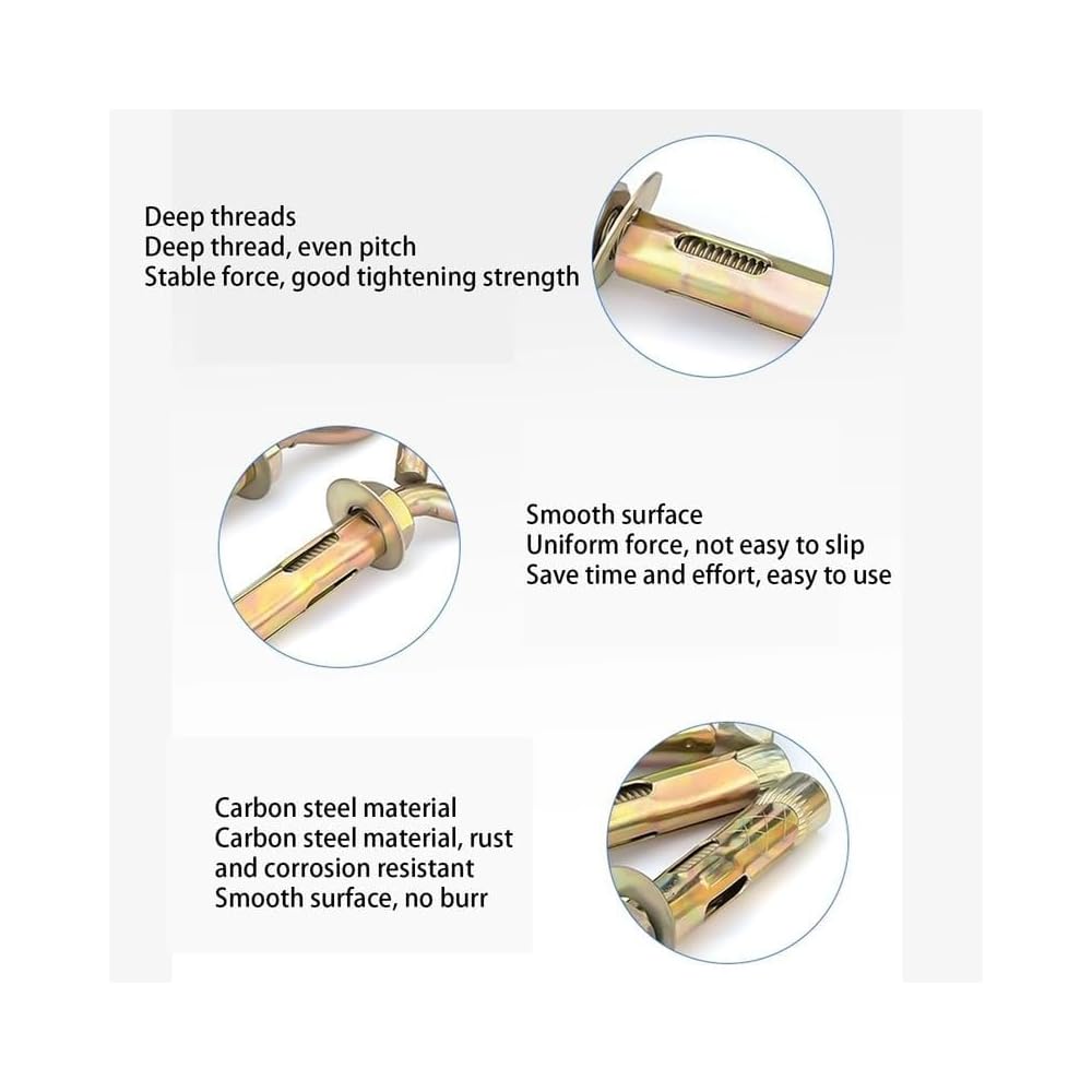 Expansion Screws,Expansion Bolts,5Pcs M6 M8 M10 M12 Nepal | Ubuy