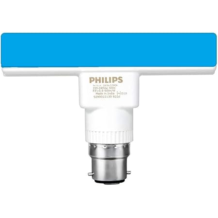 Buy PHILIPS 0.5W B22 LED Blue LED Bulb (Deco Mini) Online at Low Prices ...