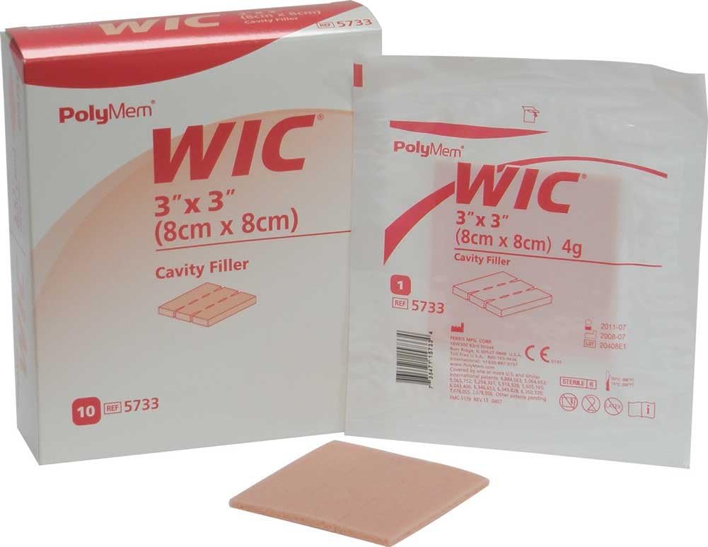 PolyMem Wic Cavity Wound Filler [POLYWIC WOUND FILLER 3X3 IN] by FERRIS ...