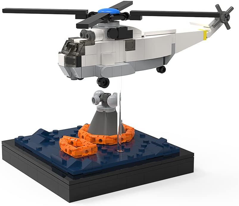 Amazon.com: Rescue Helicopter Building Model,Apollo Recovery Mission ...