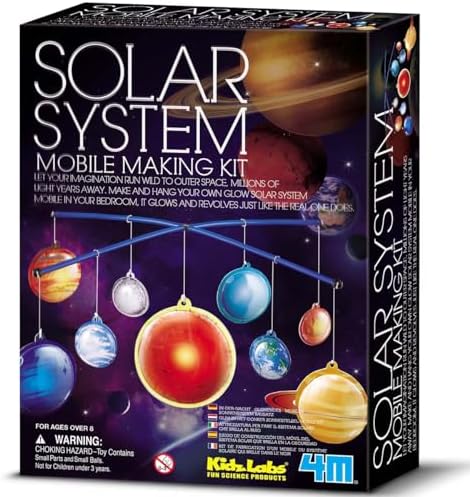 4M Solar System Mobile Making Kit : Amazon.com.au: Toys & Games