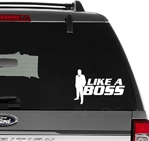 Amazon.co.jp: JDM Like A Boss Suit Vinyl Decal Sticker For Wall Decor ...