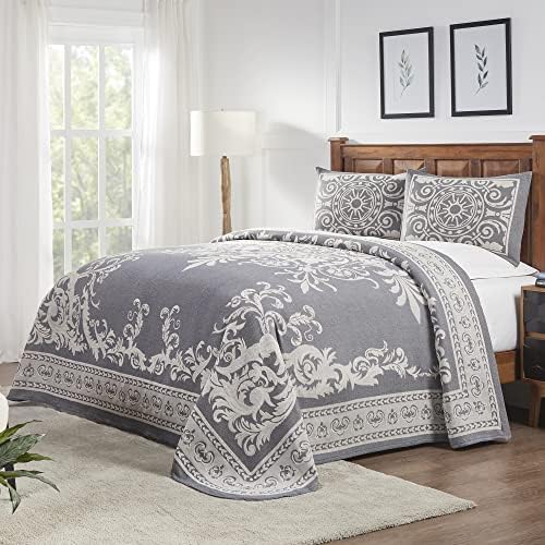 Amazon.com: Linen Plus King/California King 3pc Reversible Oversized ...