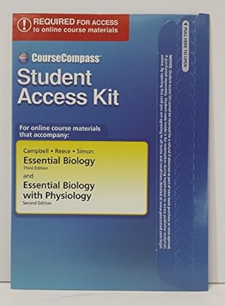 CourseCompass (TM) with E-Book Student Access Kit for Essential Biology 3e and Essential Biology ...