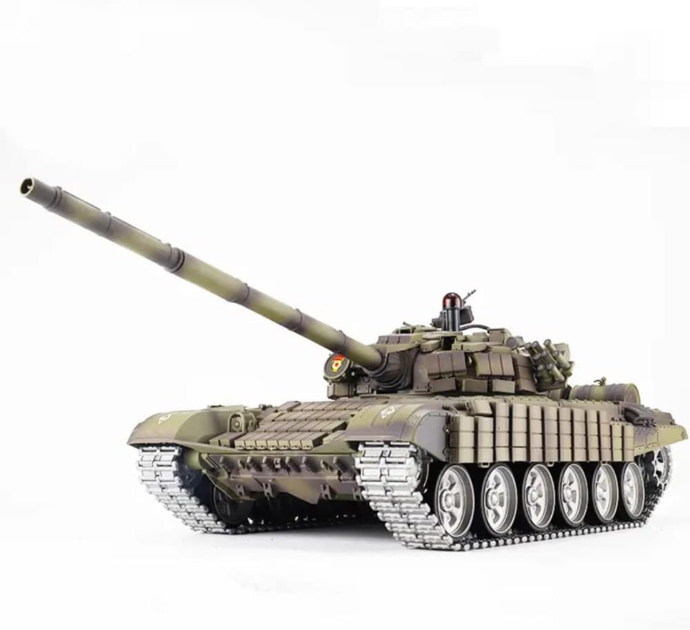 Amazon.com: 1/16 Russian T-72 RC Main Battle Tank Military WW2 Army ...