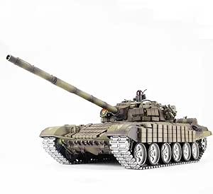 Amazon.com: 1/16 Russian T-72 RC Main Battle Tank Military WW2 Army ...