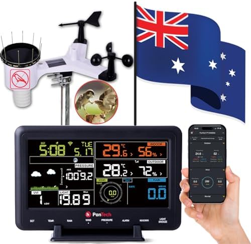 PanTech Smart Wi-Fi Weather Station-AU Local Seller - Color Display ...