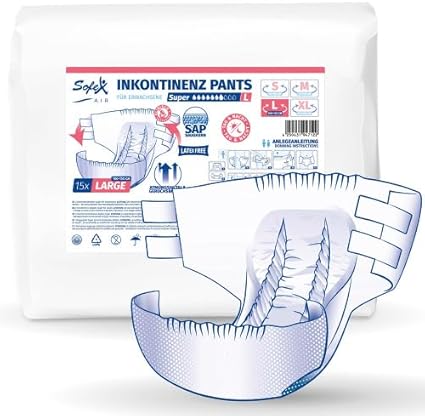 Sofex Air Inkontinenz Windeln für Erwachsene, Größe M/L, 15 Stück ...