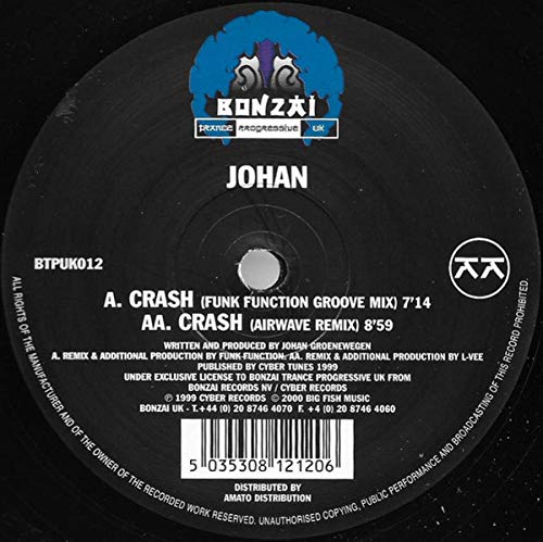 Crash : Johan: Amazon.es: CD y vinilos}