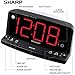 Amazon.com: SHARP LED Digital Alarm Clock – Simple Operation - Easy to ...