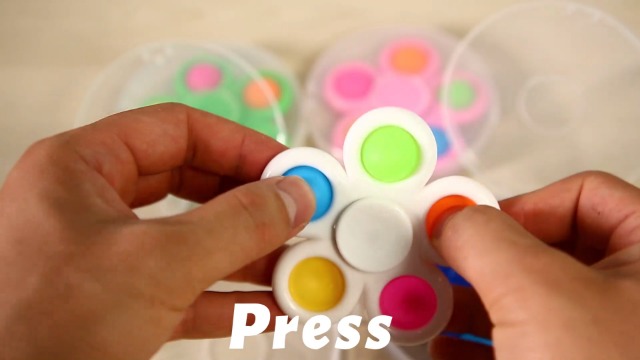 Watch 4pack Pop Fidget Spinners Toys ,Popper Spinner Fidget Toy on ...