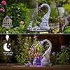 Amazon.com : Goodeco Garden Elephant Statue Outdoor - Solar Watering ...
