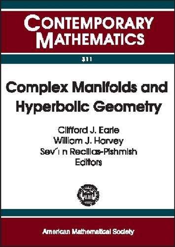 Complex Manifolds and Hyperbolic Geometry : Buy Online at Best Price in ...