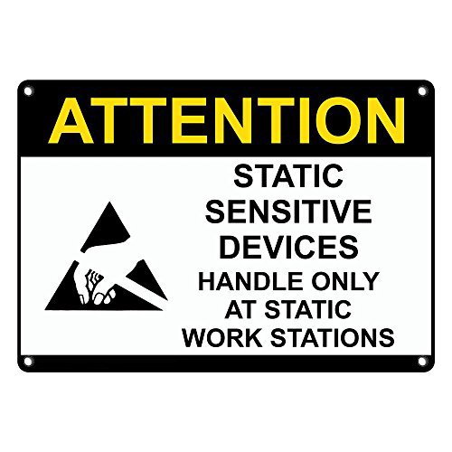 Amazon.com: Weatherproof Plastic Attention Static Sensitive Devices ...