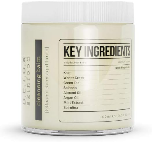 Detox Skinfood Cleansing Balm, Natural Facial Cleanser & Makeup Remover ...