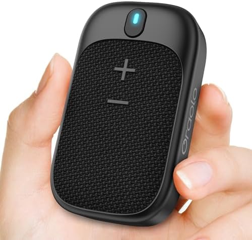 Amazon.com: Oraolo Wearable Bluetooth Speaker, Clip-On Portable Speaker ...