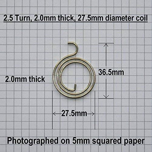 Northern DIY Door Handle Spring Repair Kit (six 2.5-Turn, 2mm Thick, 27 ...