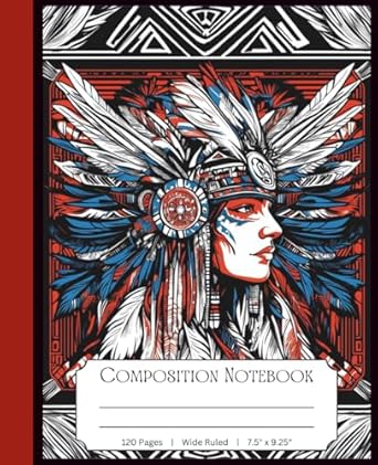 Amazon.com: Composition Notebook: Native American Inspired - Wide Ruled ...