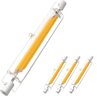 10W R7s LED Dimmable Bulb 78mm COB Filament Cool White 6000K 220V ...