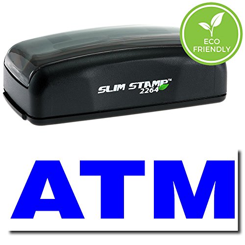 Amazon.com: Pre-Inked ATM Stamp (Red Ink) : Office Products