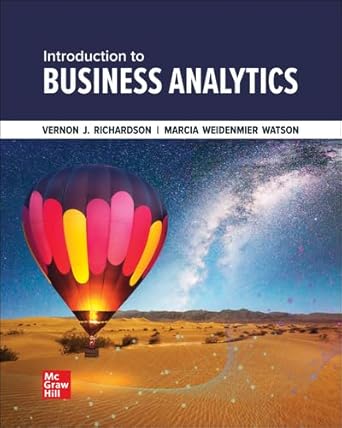 Introduction to Business Analytics: Richardson, Vernon, Watson, Marcia ...
