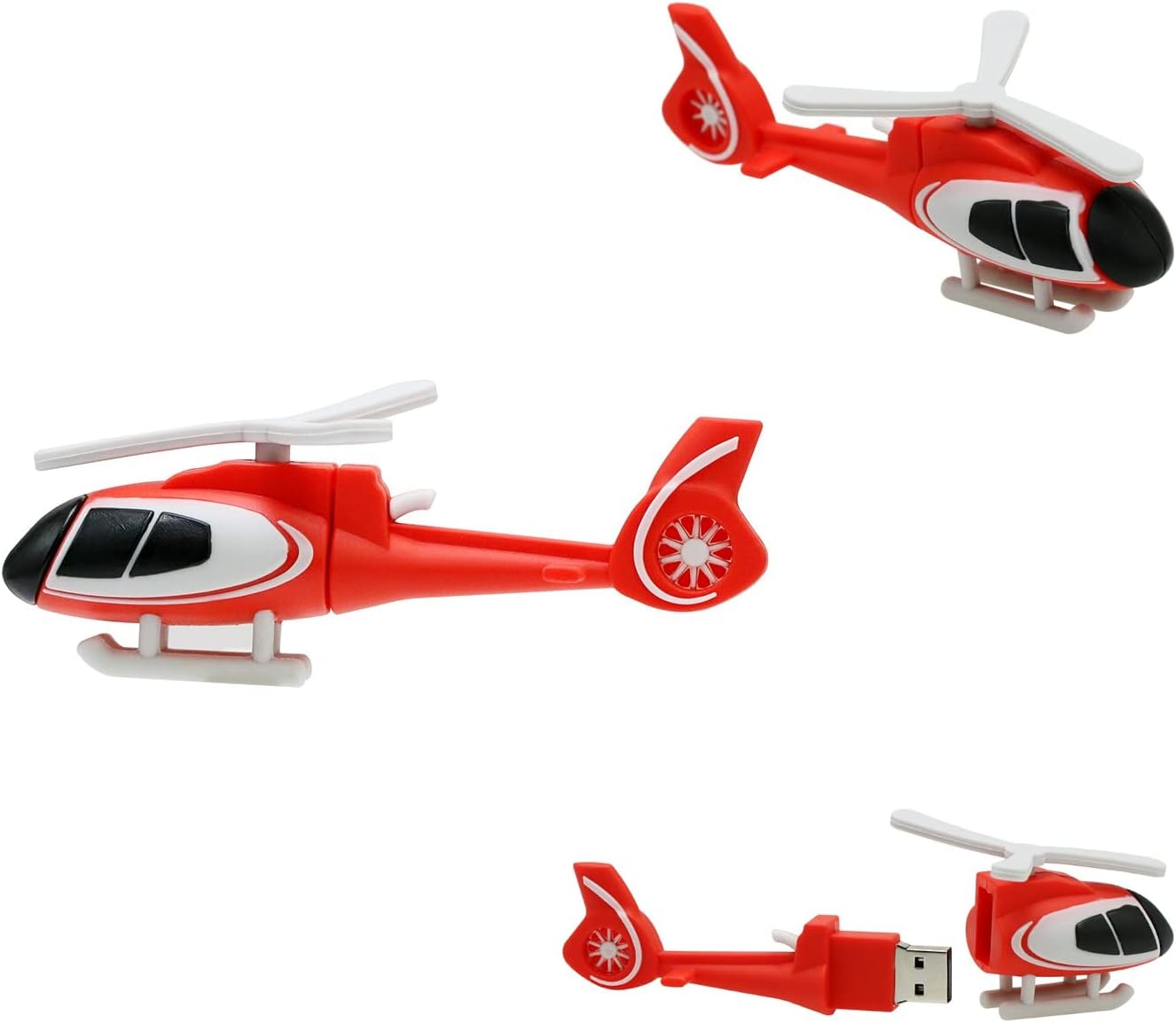 Amazon.com: 16GB Thumb Drive - Helicopter USB Drive - Cool Pendrive 16 ...