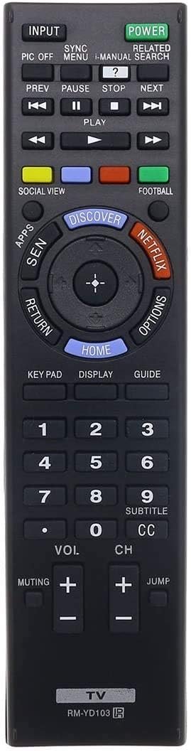 Amazon.com: Universal Replacement Remote Control for Sony Bravia Smart ...