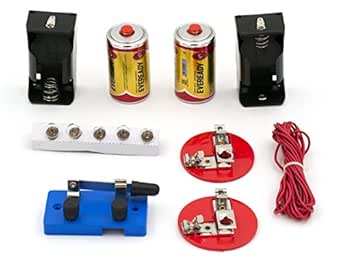Eisco Labs Basic Beginner Circuit Kit For Teaching Series and Parallel ...