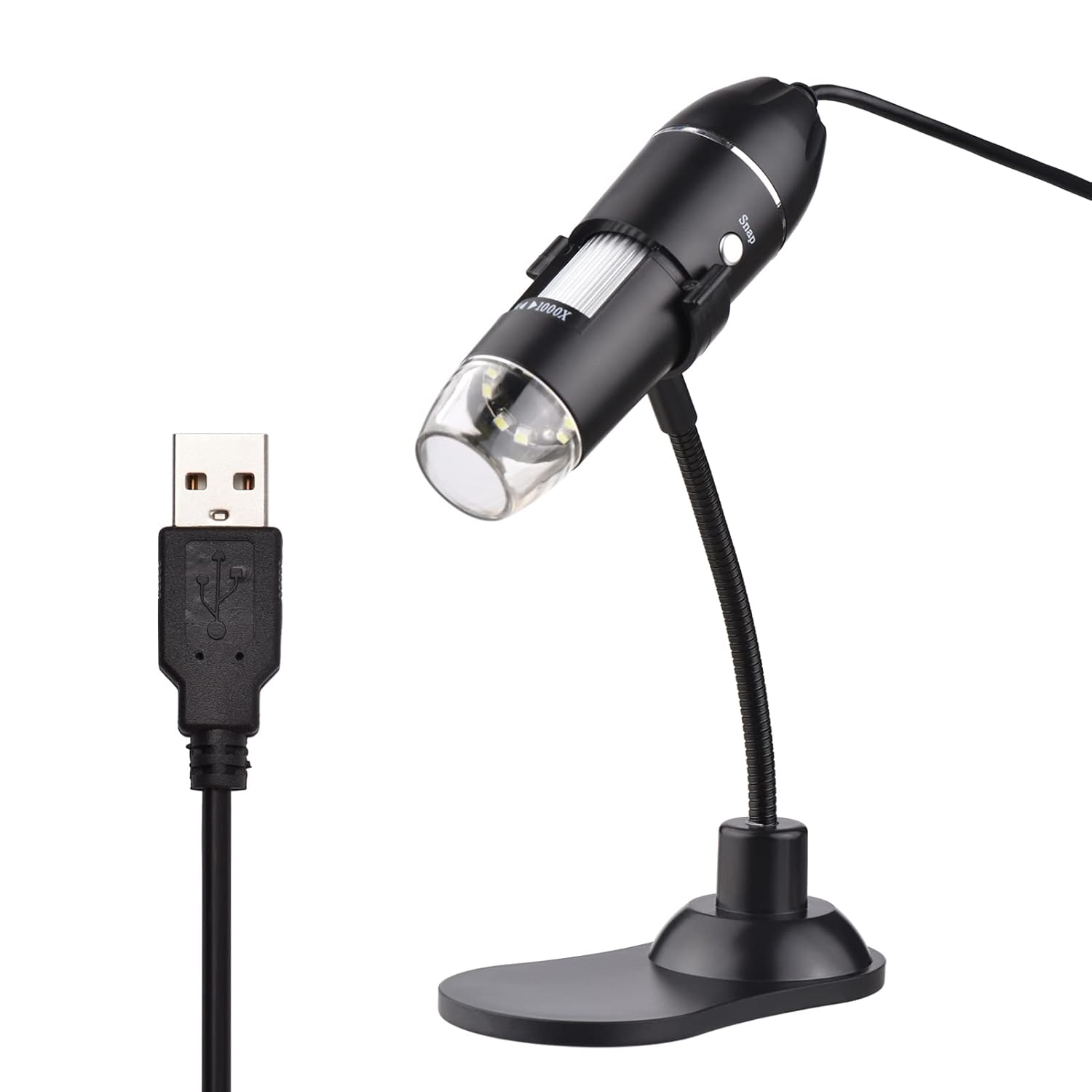1000X USB Handheld Digital Electronic Portable Magnifier with Stand for ...