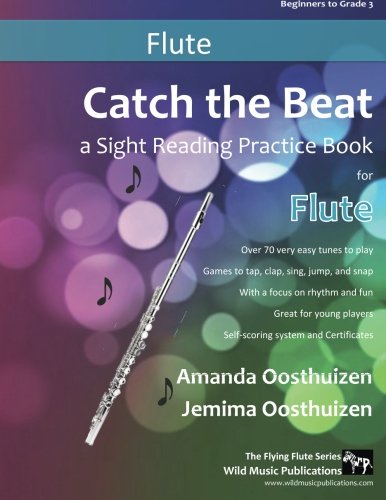 Amazon.com: Catch the Beat Flute Sight Reading: Over 70 easy tunes for ...