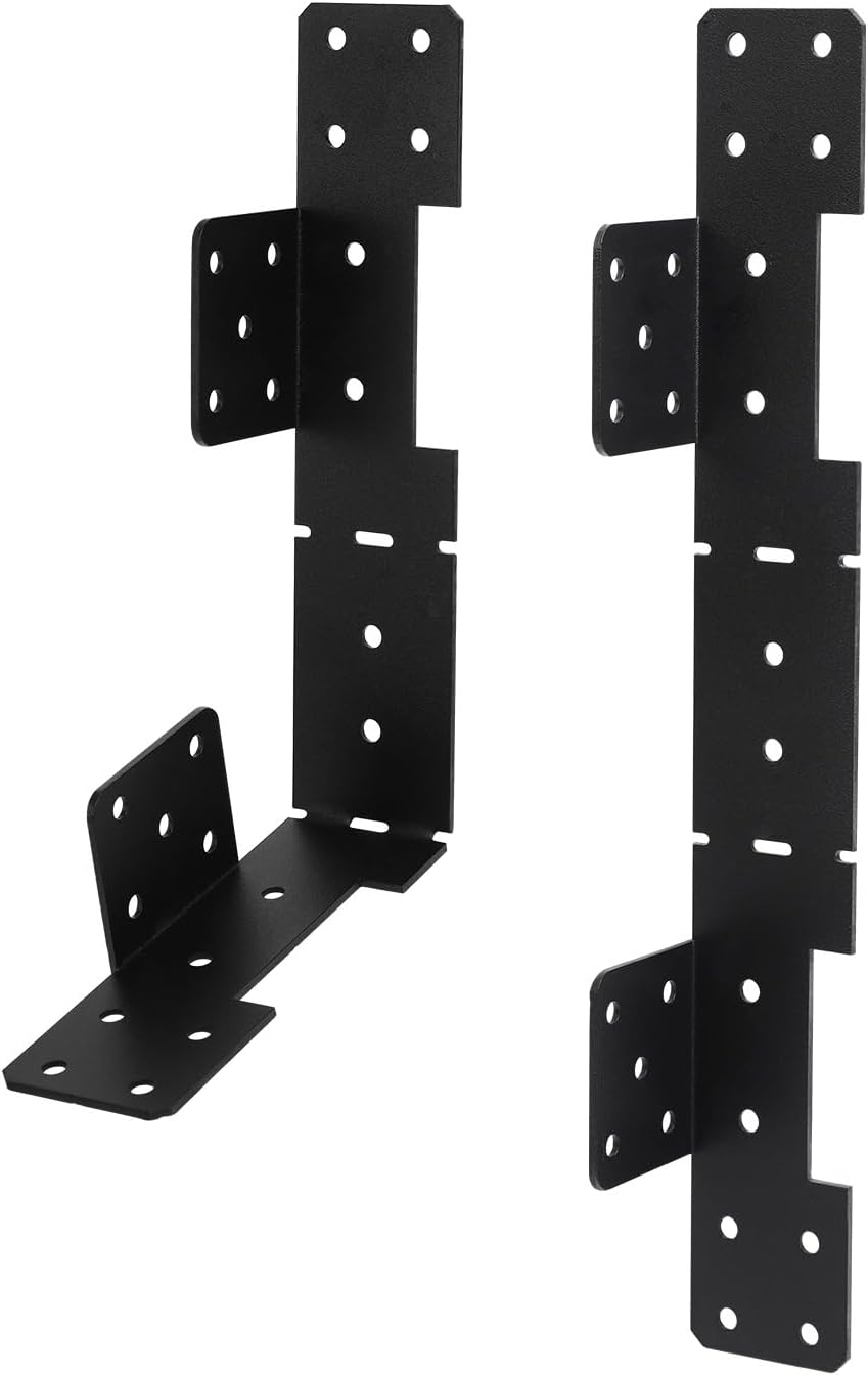 Amazon.com: 8Pcs Adjustable Stair-Stringer Connector,18 Gauge Heavy ...