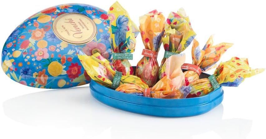 Amazon.com: Venchi - Egg-Shaped Gift Tin with Assorted Chocolate Mini ...