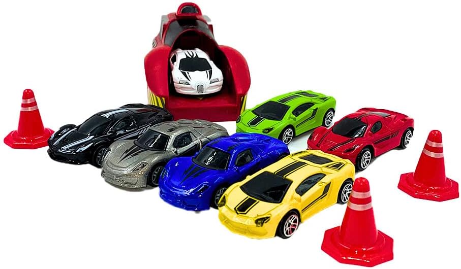 ToysEpic Car Launcher For Kids 7 Pcs Metal Die Cast Car With Rapid ...