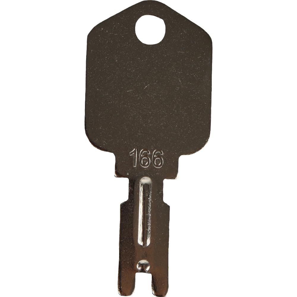 2PCs Ignition Keys 166 with Key Chain Compatible with Clark Yale Hyster ...