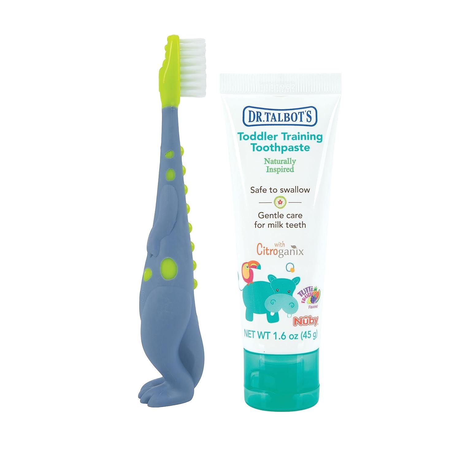 Amazon.com : Dr. Talbot's Toddler Training Toothbrush and Natural Kids ...