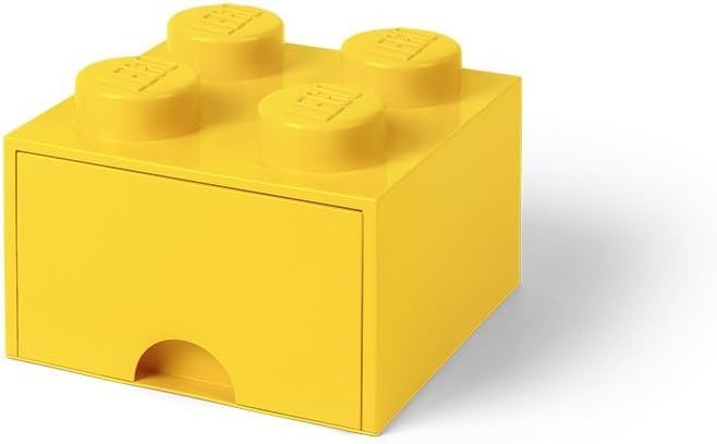 Amazon.com: LEGO Brick Drawer, 8 Knobs, 2 Drawers, Stackable Storage ...