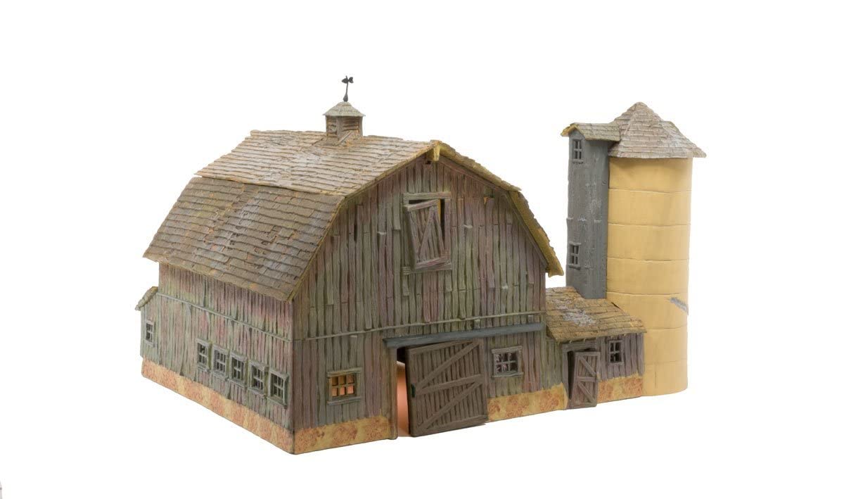 Wooden Barn Model Kit Busch HO Scale Wooden Barn - 1500 Series Model ...