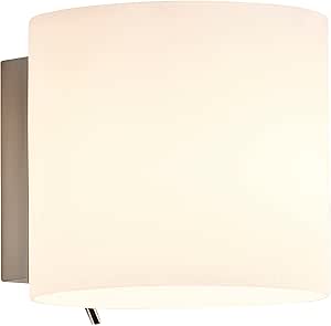 Astro Interior Wall Light, E14 (Small Edison Screw), White Glass : Buy ...