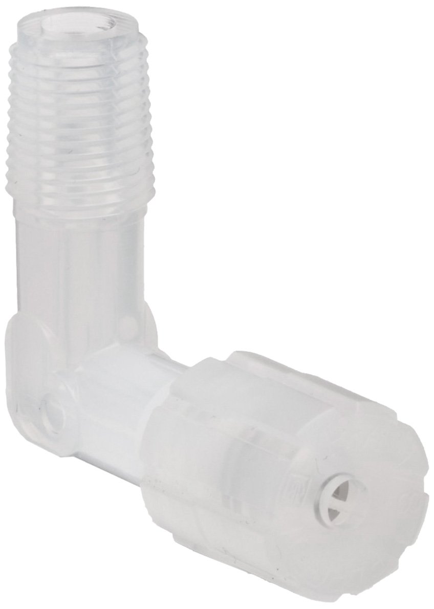 Parker Pargrip GAME-22 PFA Tube Fitting, 90 Degree Elbow, 1/8" Tube OD ...