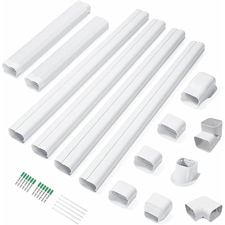 Amazon.com: 7.5 Ft Line Set Cover Kit 3" for Mini Split and Central Air ...