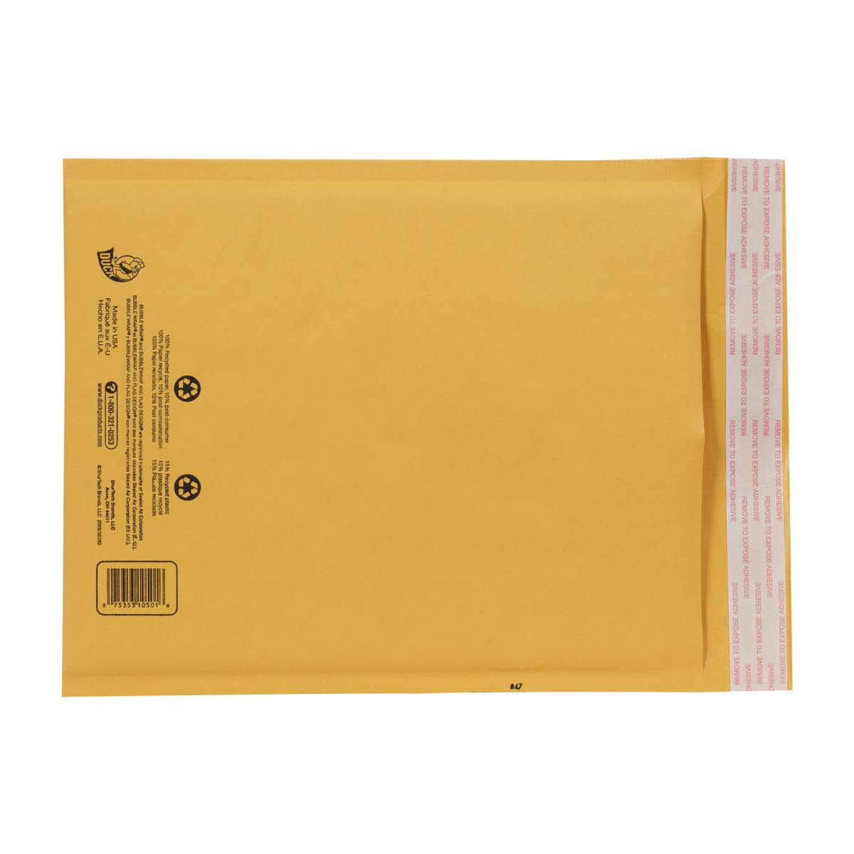 Duck Bubble Envelopes Duck Brand Poly Bubble Mailer, 6x9 In. (Size 0),