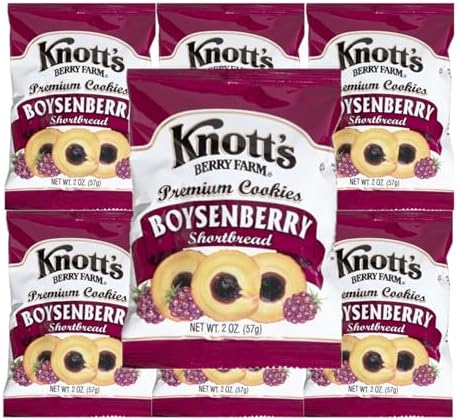 Amazon.com: Knott's Berry Farm Raspberry Shortbread Cookie, 2-Ounce ...