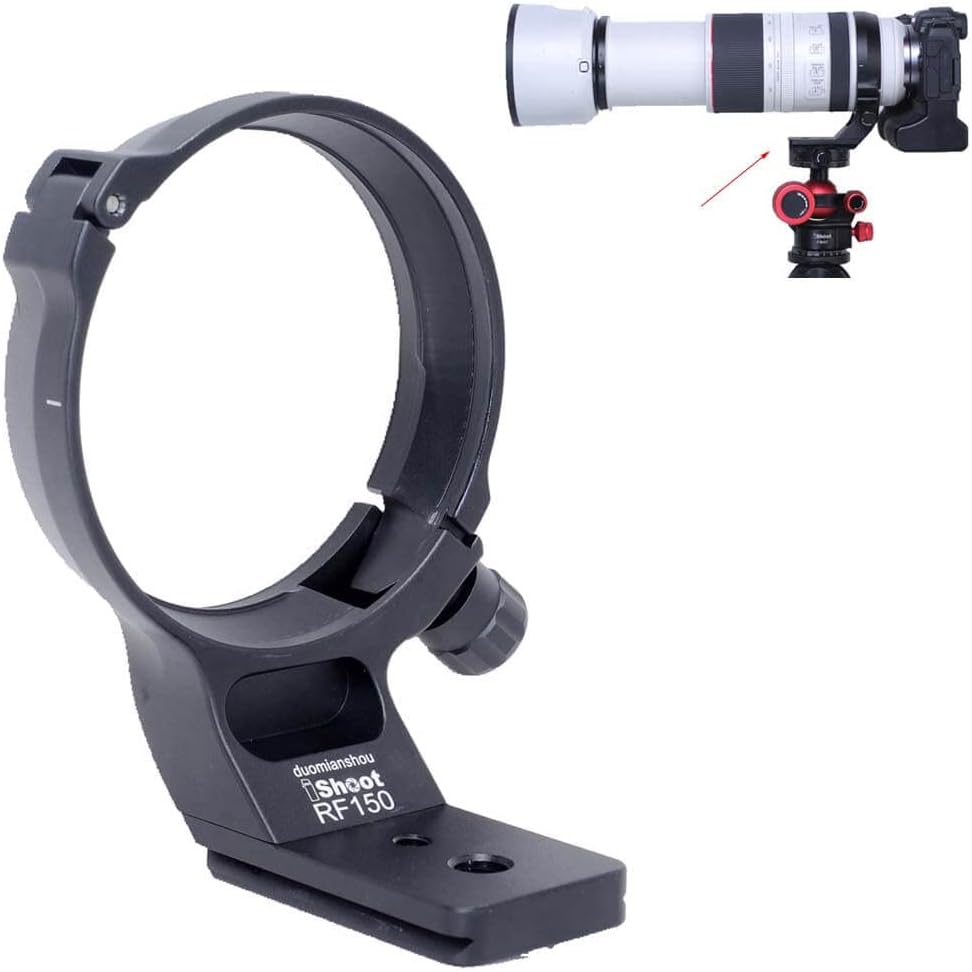 Amazon.com : iShoot Metal Lens Collar Tripod Mount Ring Compatible with ...