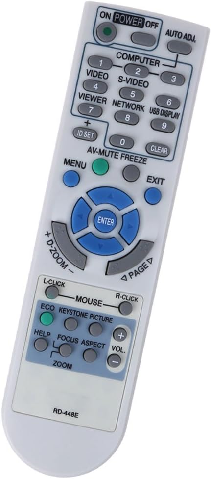 Amazon.com: Replacement Projector Remote Control for NEC Projectors ...