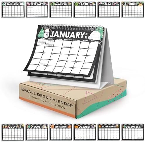 Small Desk Calendar 2025 – Compact 6x8" Small Desk Calendar 2025 ...