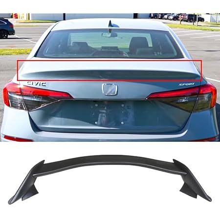 Amazon.com: CHIESMA 2023 Civic Rear Spoiler Fit for 2022 2023 2024 ...