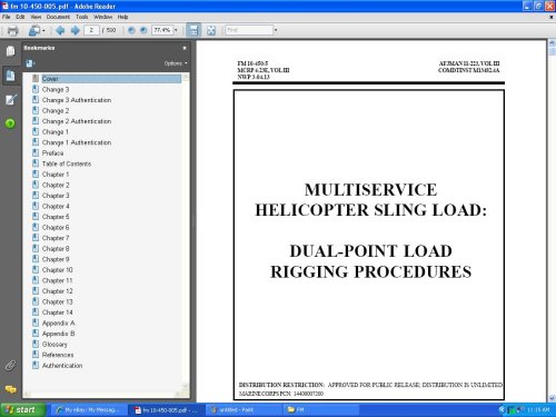 Multiservice Helicopter Sling Load: Dual-Point Load Rigging Procedures ...