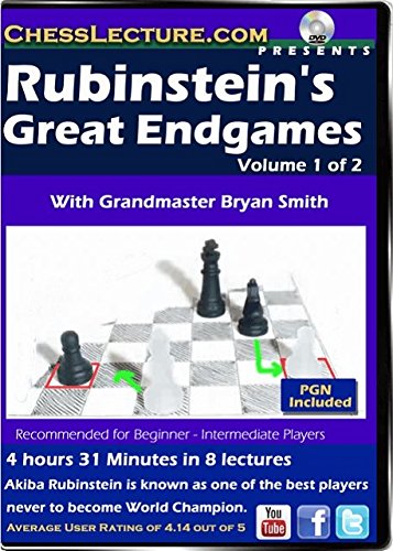 Rubinstein's Great Endgames - 2 DVD - Lezione di scacchi - Volume 137 ...