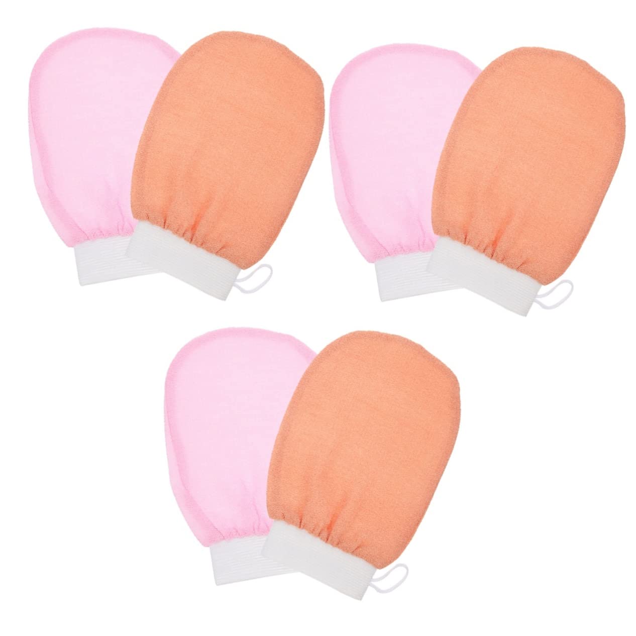 Amazon.com: Housoutil 6 Pcs Scrub Gloves Mittens The Mitten Cleaning ...