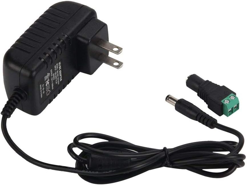 Signcomplex 12V 1A Power Supply Transformer, 12VDC LED Driver Switching ...